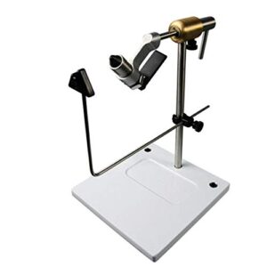 rotary fly tying vise – peak fishing vise with pedestal base