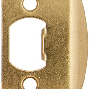 Kwikset Corporation Kwikset Full Lip 1/4" Round Corner Strike in Polished Brass