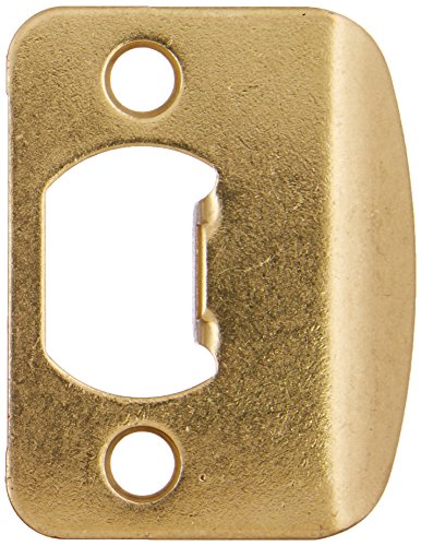 Kwikset Corporation Kwikset Full Lip 1/4" Round Corner Strike in Polished Brass