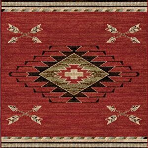 Mayberry Rugs area rug, 5'3"x7'3", Red