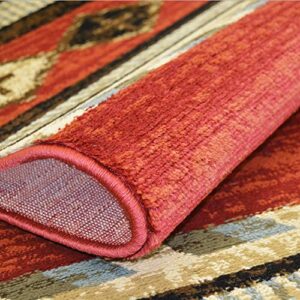 Mayberry Rugs area rug, 5'3"x7'3", Red