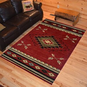 Mayberry Rugs area rug, 5'3"x7'3", Red