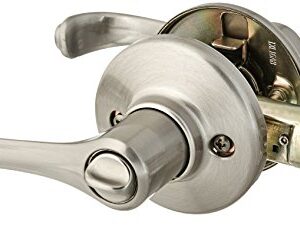 Kwikset 93001-881 Security Dorian Privacy Lever, Satin Nickel