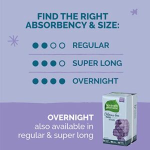 Seventh Generation Ultra Thin Pads, Overnight with Wings, Chlorine Free, 28 Count (Packaging May Vary)