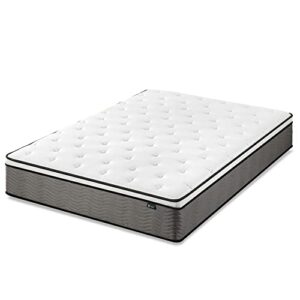 ZINUS 12 Inch Support Plus Pocket Spring Hybrid Mattress / Extra Firm Feel / Heavier Coils for Durable Support / Pocket Innersprings for Motion Isolation / Mattress-in-a-Box, Twin