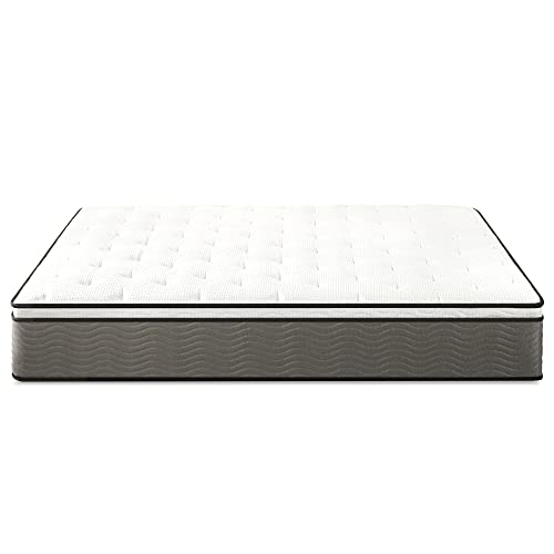 ZINUS 12 Inch Support Plus Pocket Spring Hybrid Mattress / Extra Firm Feel / Heavier Coils for Durable Support / Pocket Innersprings for Motion Isolation / Mattress-in-a-Box, Twin