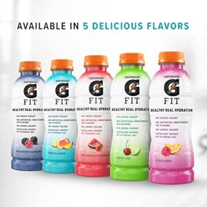 Gatorade Fit Electrolyte Beverage, Healthy Real Hydration, Tropical Mango, 16.9.oz Bottles (12 Pack)