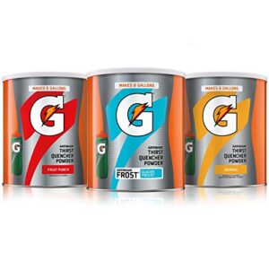 gatorade thirst quencher 51oz powder variety pack (pack of 3)