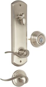 kwikset 508tnl-15s interconnected passage door lock smart key satin nickel finish