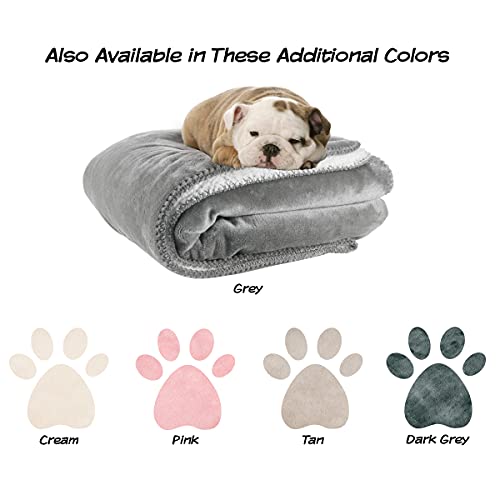 Waterproof Pet Blanket Collection– Reversible Throw Protects Couch, Car, Bed from Spills, Stains, or Fur – Dog and Cat Blankets by PETMAKER Large