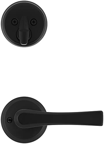 Kwikset 971KAL-514 Kwikset 971KAL Katella Lever Single Cylinder Interior Pack with Round Rose for Handlesets