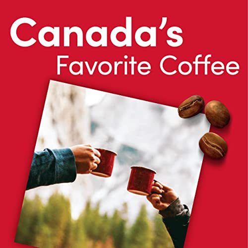 Tim Hortons Original Blend, Medium Roast Ground Coffee, Perfectly Balanced, Always Smooth, Made with 100% Arabica Beans, 12 Ounce Bag