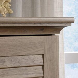 Sauder Harbor View Storage Cabinet, Salt Oak finish