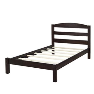 dorel living braylon twin bed, espresso