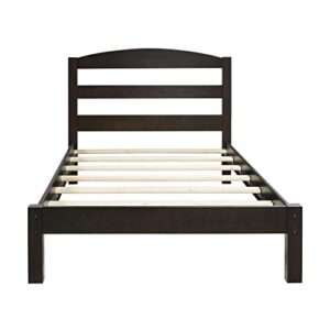 Dorel Living Braylon Twin Bed, Espresso