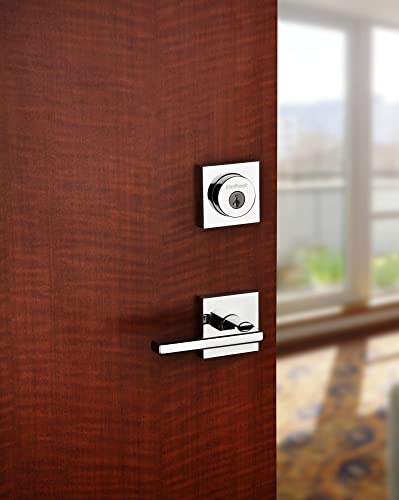 Kwikset 159SQT-11PS Halifax Square Double Cylinder Deadbolt Smart Key Venetian Bronze Finish