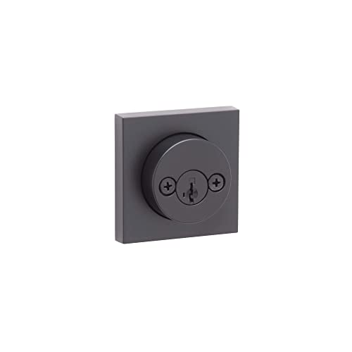 Kwikset 159SQT-11PS Halifax Square Double Cylinder Deadbolt Smart Key Venetian Bronze Finish