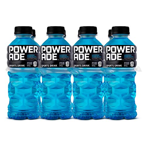 POWERADE, Electrolyte Enhanced Sports Drinks w/ vitamins, Mountain Berry Blast, 20 fl oz (pack of 8)