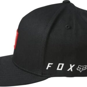 Fox Racing mens Honda Flexfit Hat, Black, Large-X-Large