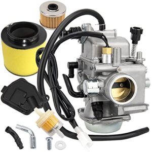 trx350 carburetor for honda rancher 350 trx350tm trx350te 350es 350fe 350fmte 2000-2006 4 stroke atv new carb w/air filter oil filter