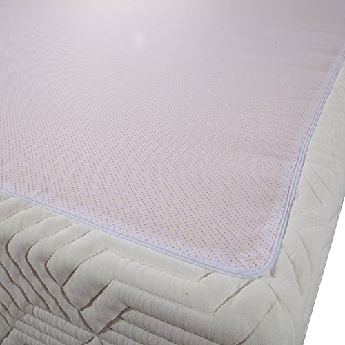 12" Three Layers Cool Medium High Softness Cotton Mattress with 2 Pillows (Queen Size) White