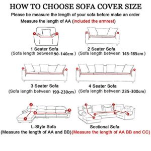 Universal Sofa Covers Stretch Elastic Printed Couch Cover Cases Sofa Slipcovers for Living Room Home Decor A23 2 Seater