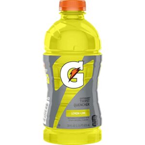 gatorade thirst quencher, lemon lime, 28 oz