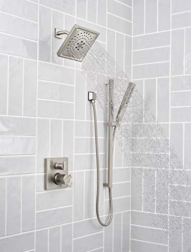 Delta Faucet Modern 6-Setting Integrated Shower Diverter Trim Kit for Delta Shower Systems, Stainless T27967-SS (Valve Not Included)