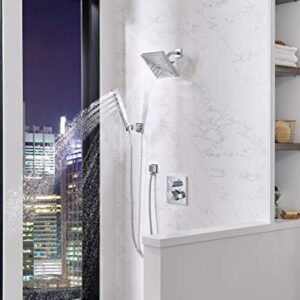 Delta Faucet Modern 6-Setting Integrated Shower Diverter Trim Kit for Delta Shower Systems, Stainless T27967-SS (Valve Not Included)