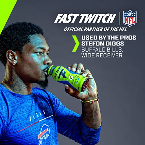 Fast Twitch Energy drink from Gatorade, Glacier Freeze, 12oz Bottles, (12 Pack), 200mg Caffeine, Zero Sugar, Electrolytes