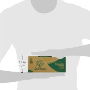 Stall Mates Wipes: Flushable, individually wrapped wipes for travel. Unscented with Vitamin-E & Aloe (30 on-the-go singles)