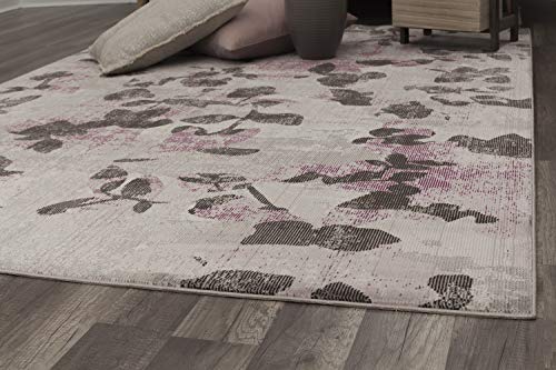 CosmoLiving by Cosmopolitan Anne Area Rug, Pink Elegance