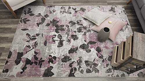 CosmoLiving by Cosmopolitan Anne Area Rug, Pink Elegance