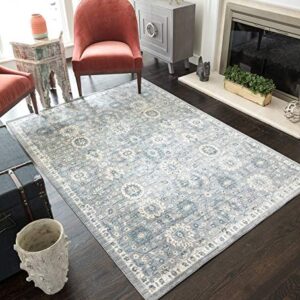 CosmoLiving Patricia Collection Area Rug 8'0"x10'0" Cool Gray