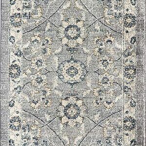 CosmoLiving Patricia Collection Area Rug 8'0"x10'0" Cool Gray