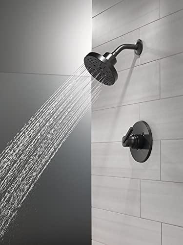 Delta Faucet Trinsic 14 Series Single-Function Shower Faucet Trim Kit, Matte Black T14259-BLLHD (Shower Head and Valve Sold Separately)