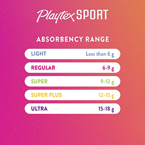 Playtex Sport Tampons, Super Absorbency, Fragrance-Free - 48ct