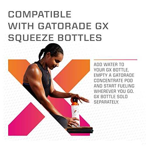 Gatorade Gx Hydration System, Non-Slip Gx Squeeze Bottles Or Gx Sports Drink Concentrate Pods