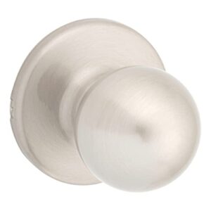 kwikset 92001-518 polo hall and closet door knob in satin nickel