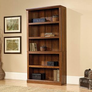 Sauder Select Collection 5-Shelf Bookcase, Washington Cherry finish