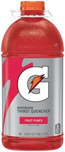 gatorade thirst quencher, fruit punch, 128 oz