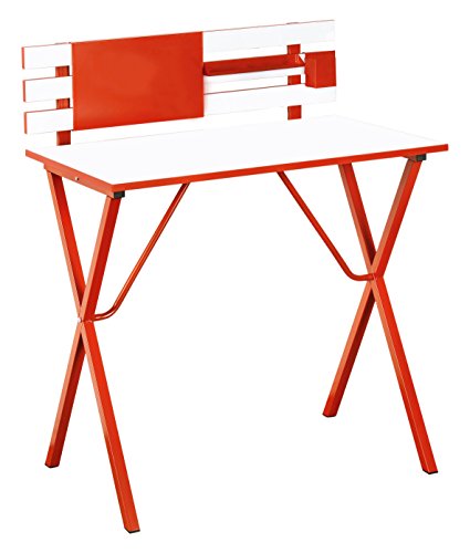 Kings Brand Furniture Kids Children's Computer Writing Desk, Red