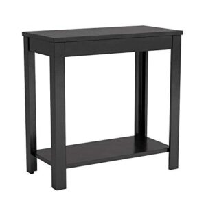 crown mark pierce side table, black