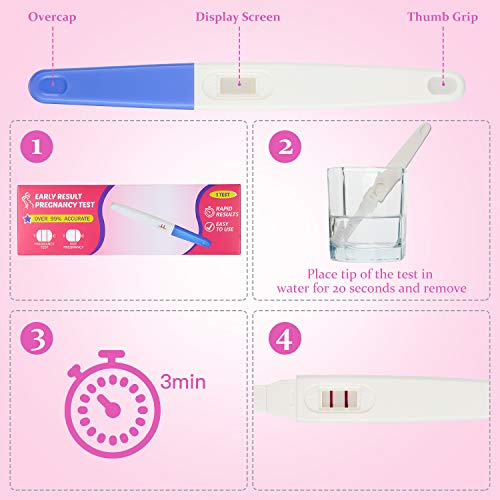 Fake Positive Pregnancy Test Prank Positive Pregnancy Test Fake Early Result Pregnancy Test Always Turns Positive for Practical Joke 3 Pieces