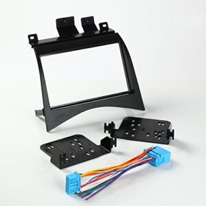 metra 95-7862 double din installation dash kit for honda accord (black)