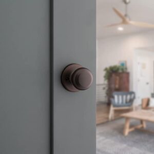 Kwikset 92001-511 Cove Hall and Closet Knob in Venetian Bronze