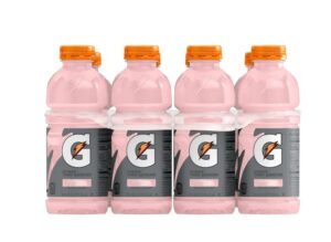 gatorade g series strawberry lemonade sports drink, 20 fl oz (pack of 8)