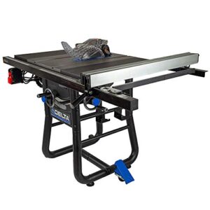 Delta 36-5000T2 Contractor Table Saw with 30" Rip Capacity and Steel Extension Wings