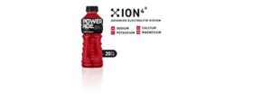 powerade, electrolyte enhanced sports drinks w/ vitamins, fruit punch, 20 fl oz (pack of 8)