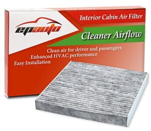 epauto cp134 (cf10134) premium cabin air filter includes activated carbon